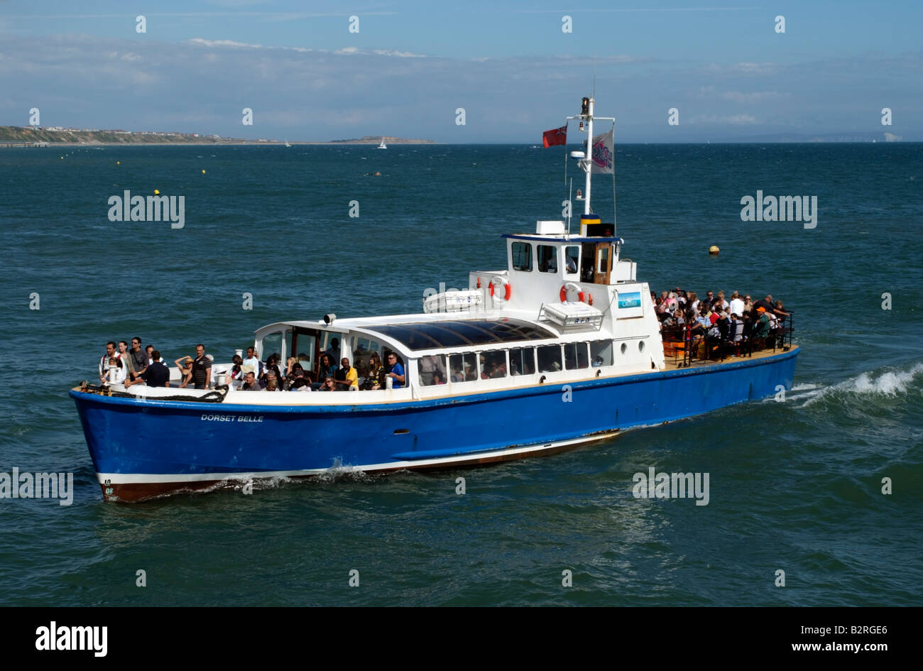 The Dorset Belle of Dorset Cruises company inbound from Isle of Wight ...