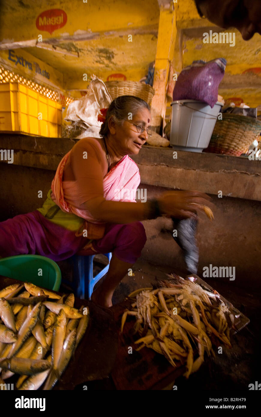 Mapusa market goa india subcontinent hi-res stock photography and ...
