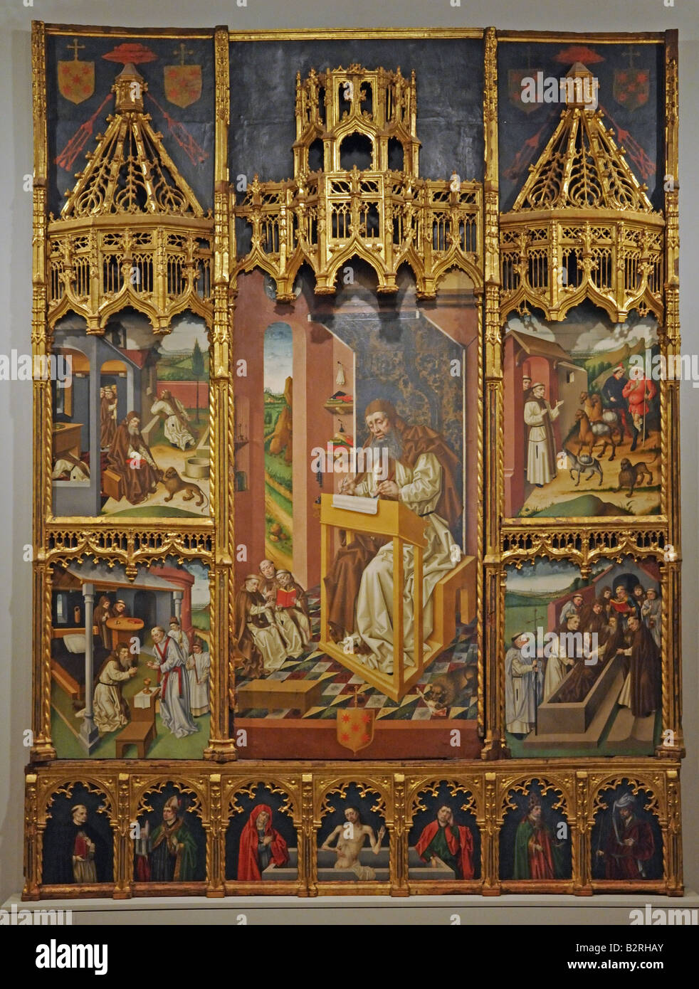 Wood polychrome carving in Museo Nacional de Escultura Policromada ...