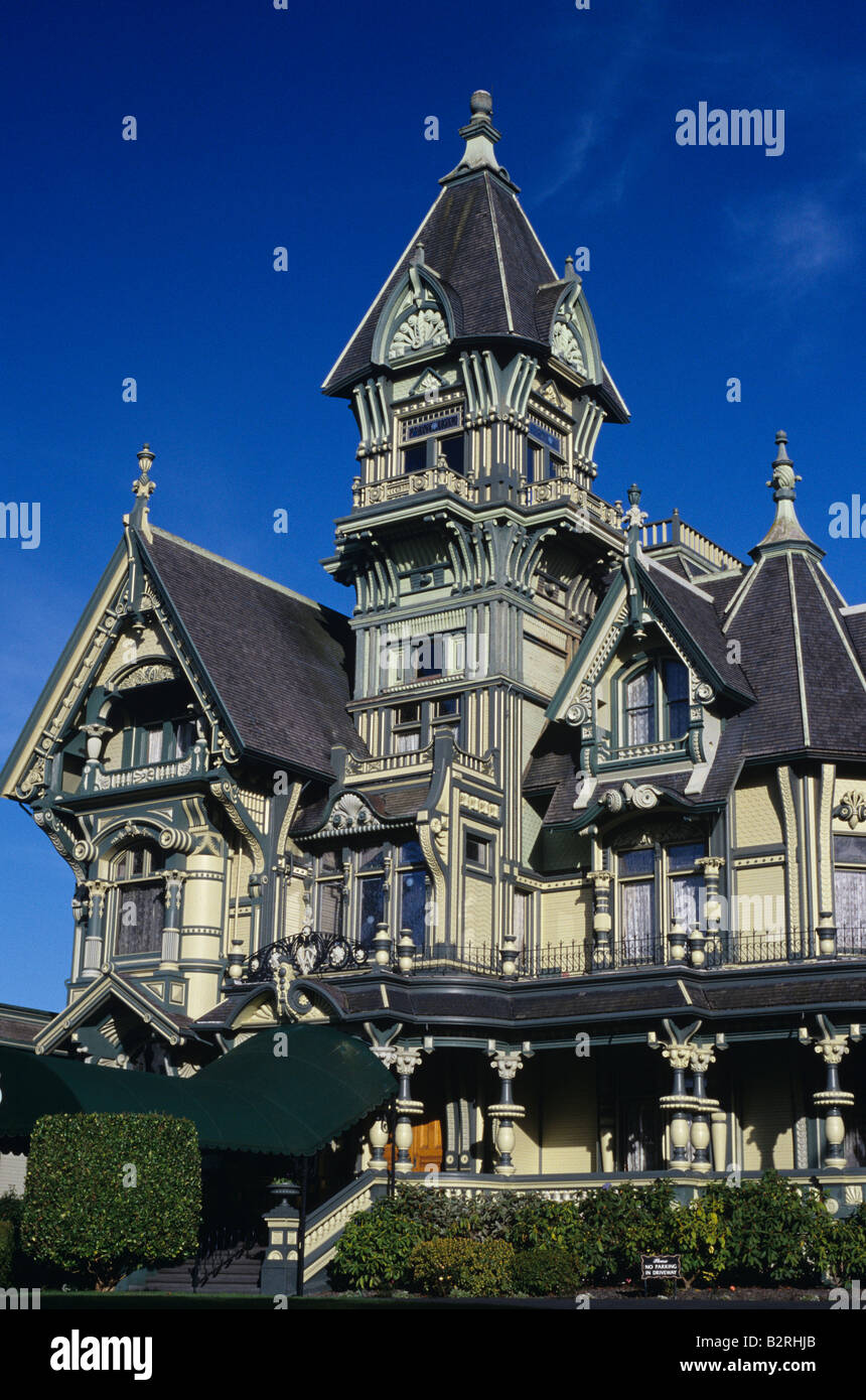 Carson Mansion built in 1885 Victorian Mansion Eureka California USA ...
