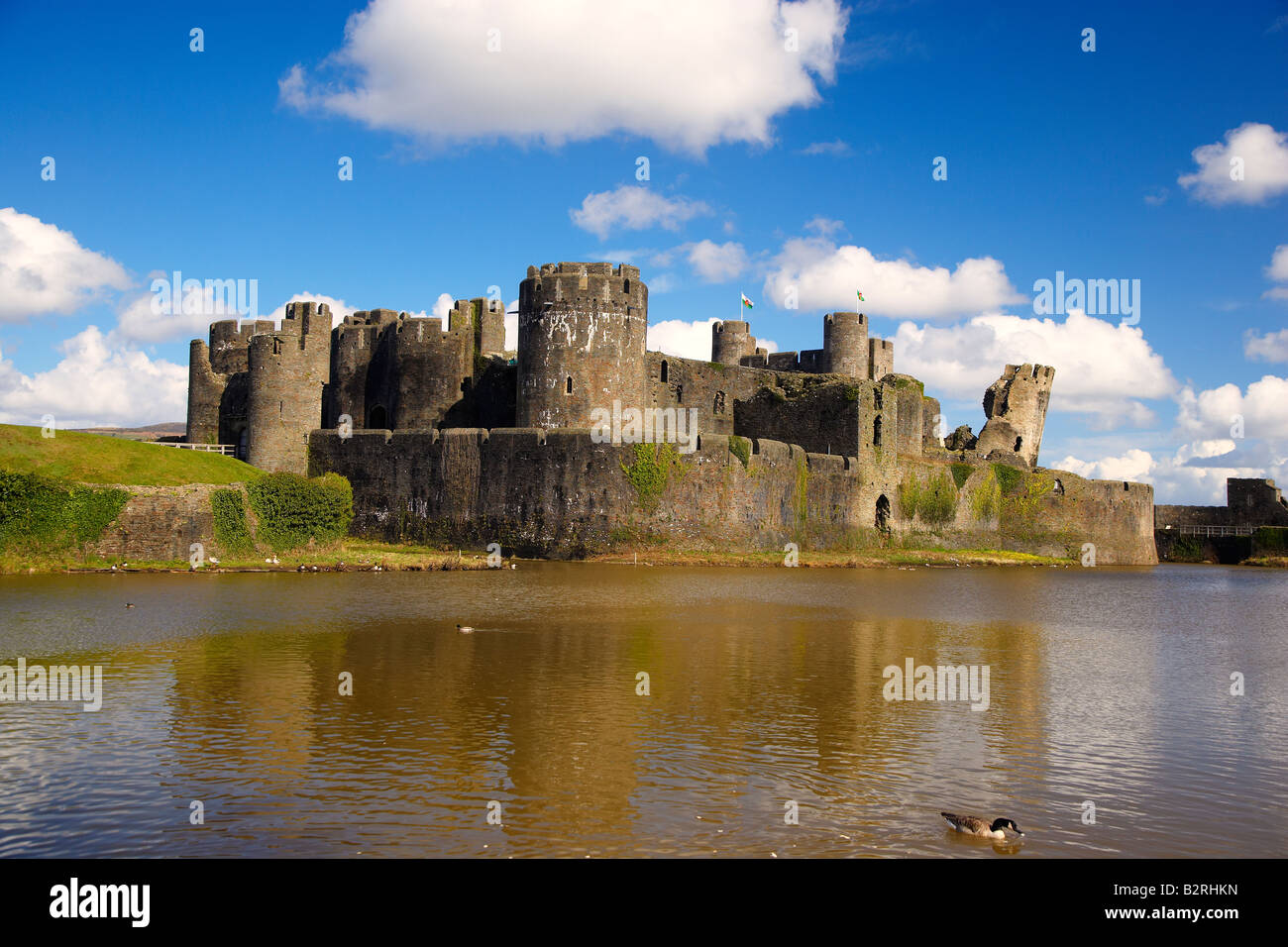 Caerphilly castle hi-res stock photography and images - Alamy