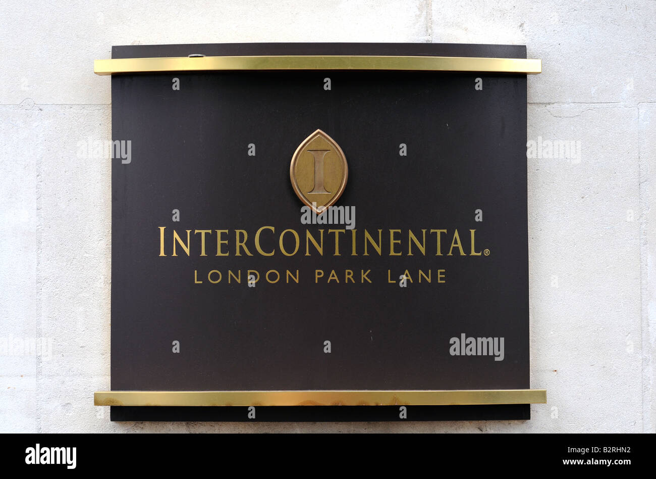 Intercontinental Hotel, Park Lane, London Stock Photo - Alamy