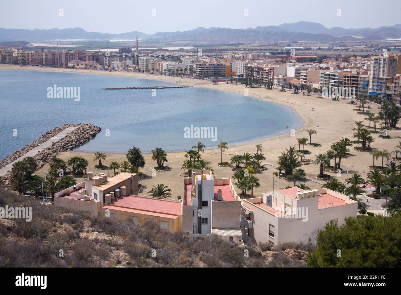 Puerto de Mazarron beach Stock Photo - Alamy