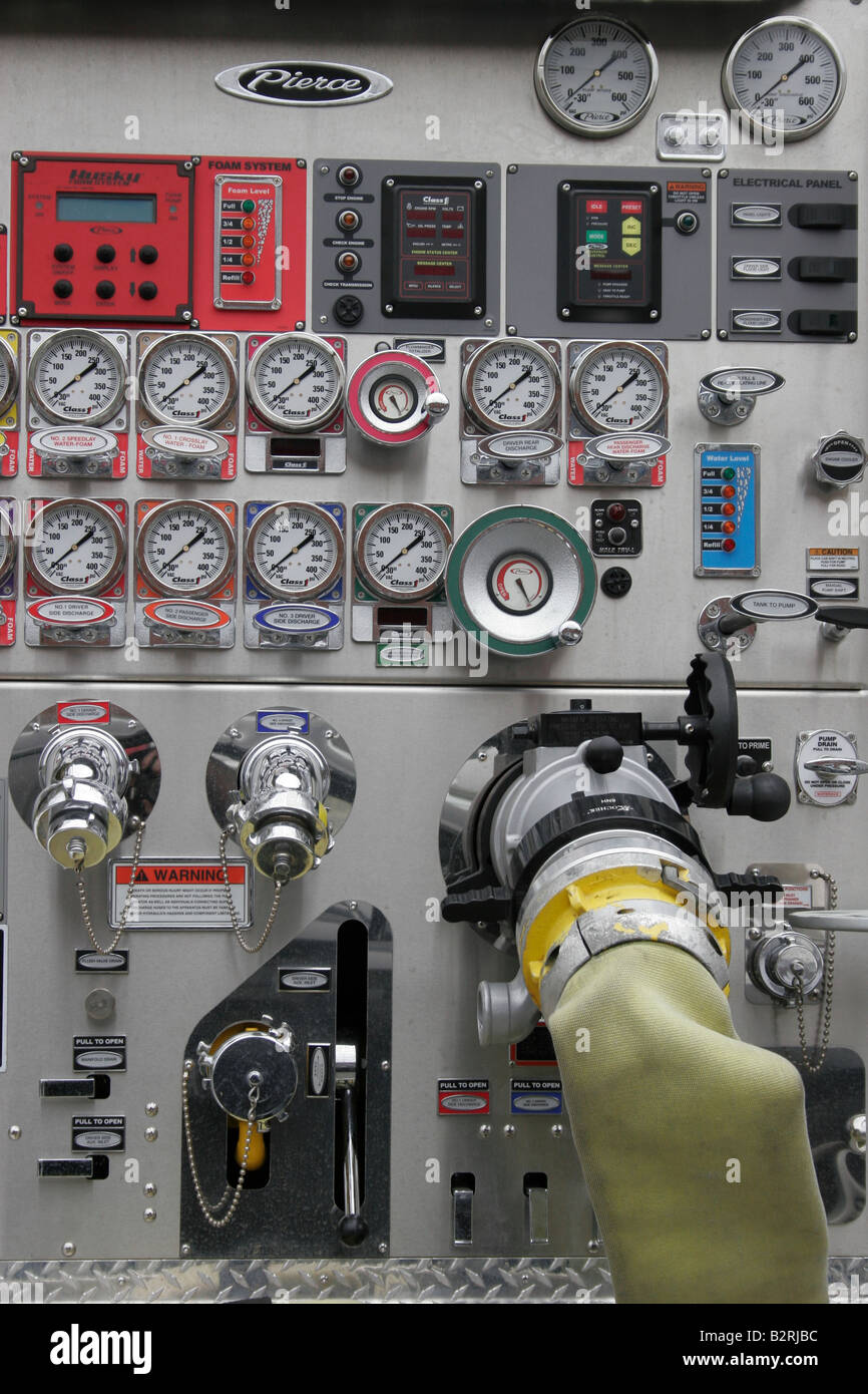 Fire truck gauges hi-res stock photography and images - Alamy