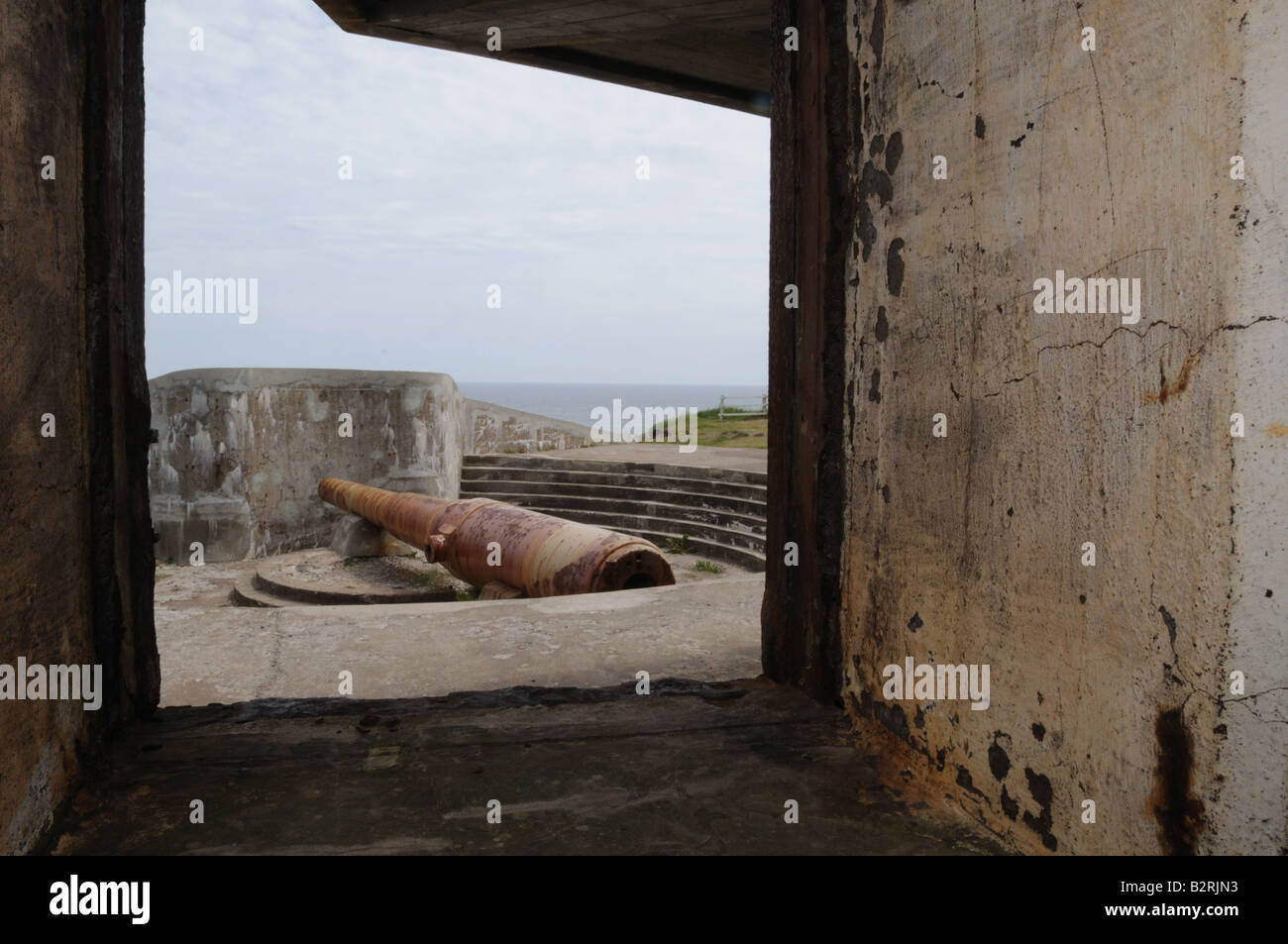 A World War II bunker at Cape Spear, Newfoundland, the easternmost ...