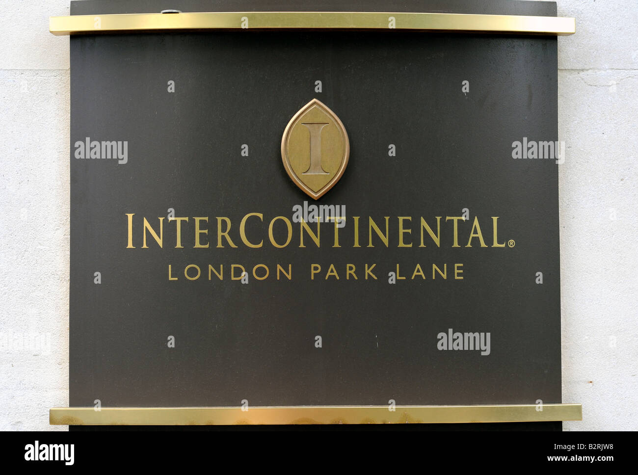 Intercontinental Hotel, Park Lane, London Stock Photo - Alamy