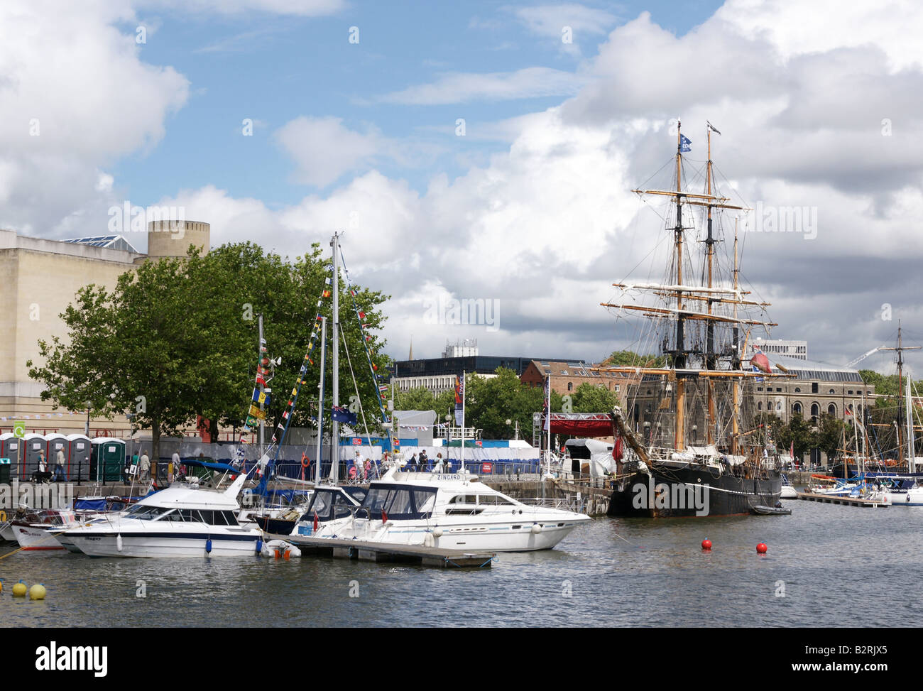 Bristol Harbour England Stock Photo - Alamy