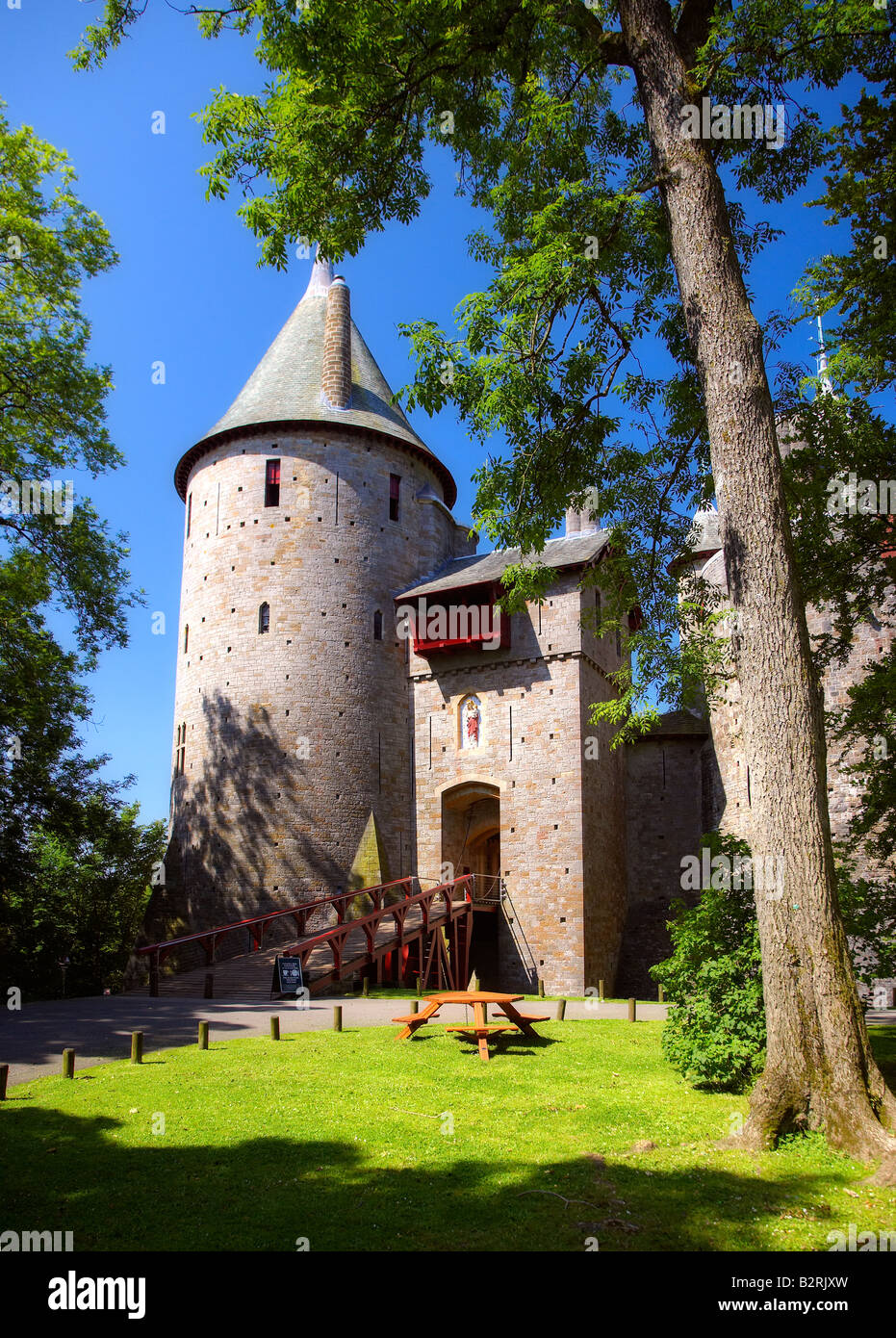 Castell Coch (Red Castle) Tongwynlais, Wales, UK Stock Photo - Alamy