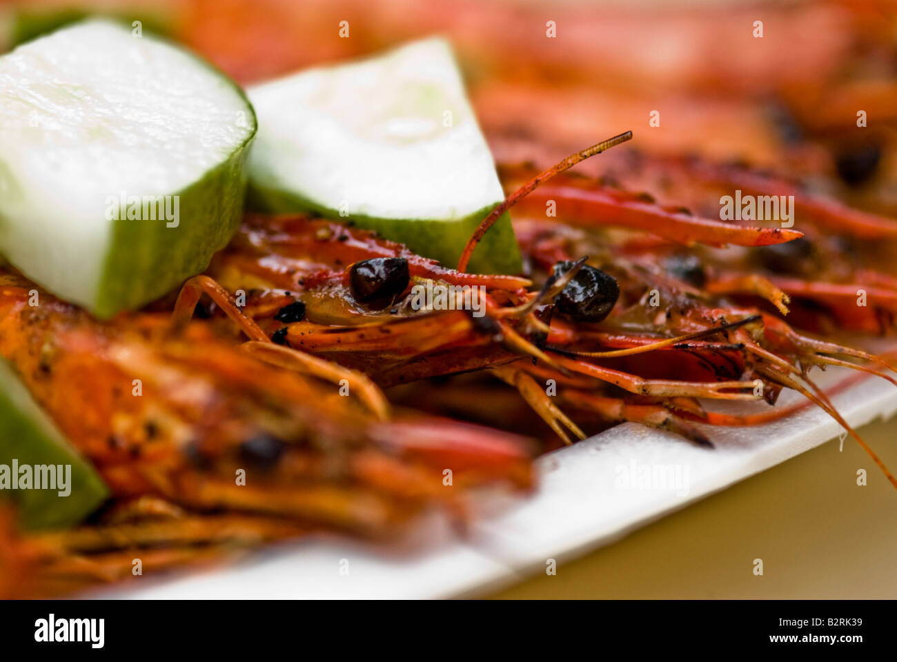 Satay prawns, satay food festival, Lau Pau Sat, Hawker Market ...