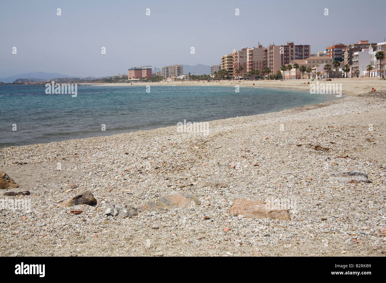 Puerto de Mazarron beach Stock Photo - Alamy
