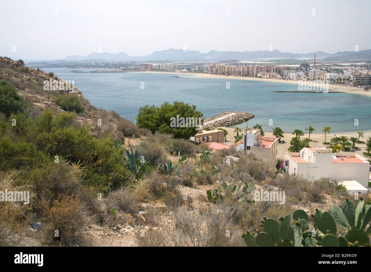 Puerto de Mazarron beach Stock Photo - Alamy