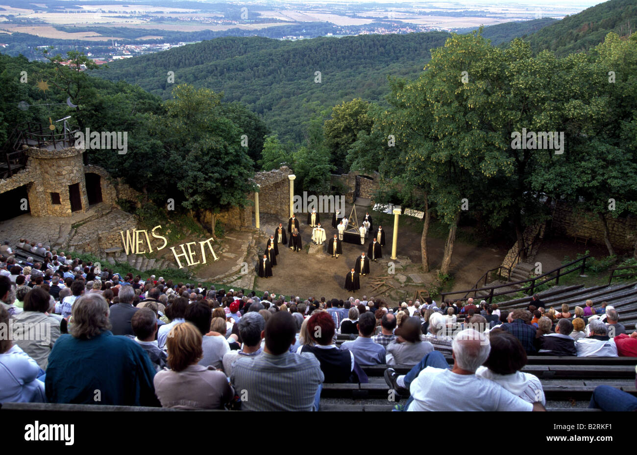 Harzer Mountain Theater, Thale, Harz Mountains, Saxony-Anhalt, Germany ...