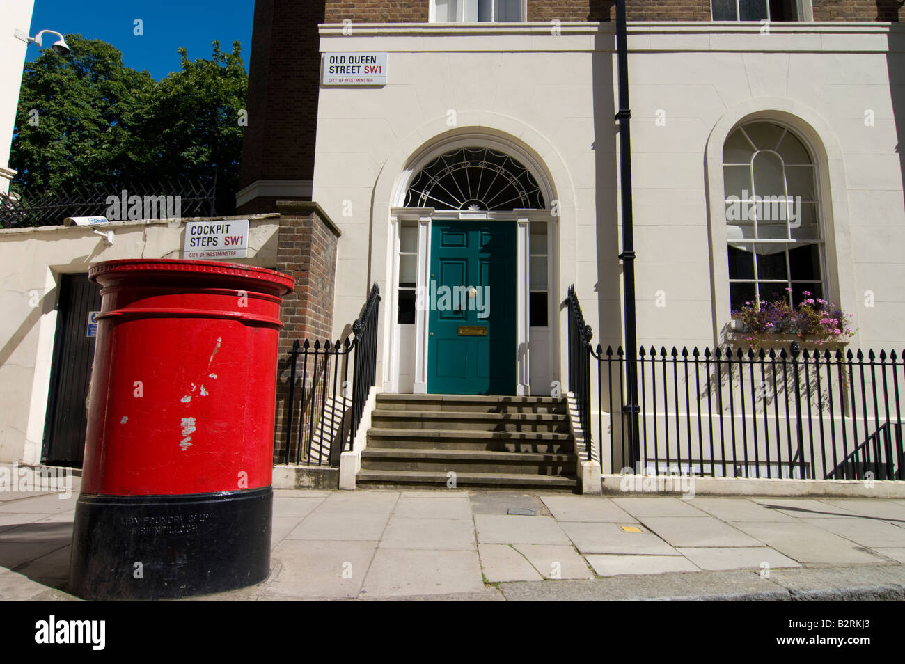 Europe UK england london Victoria Cockpit steps edwardian door Stock ...
