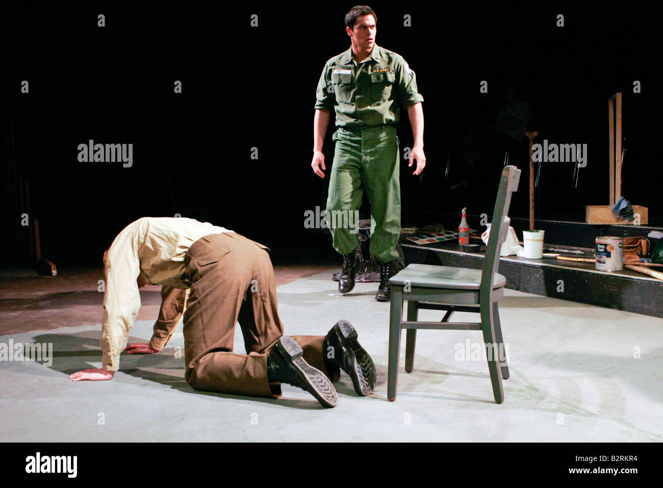 Dress rehearsal of a theatre production Stock Photo - Alamy