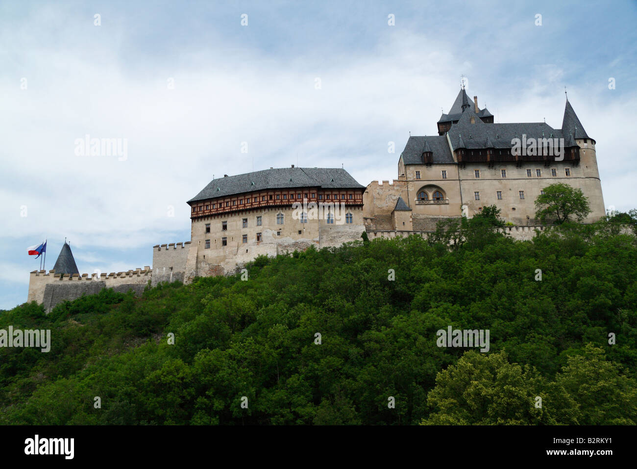 The Karlstein Castle near Prague Stock Photo - Alamy