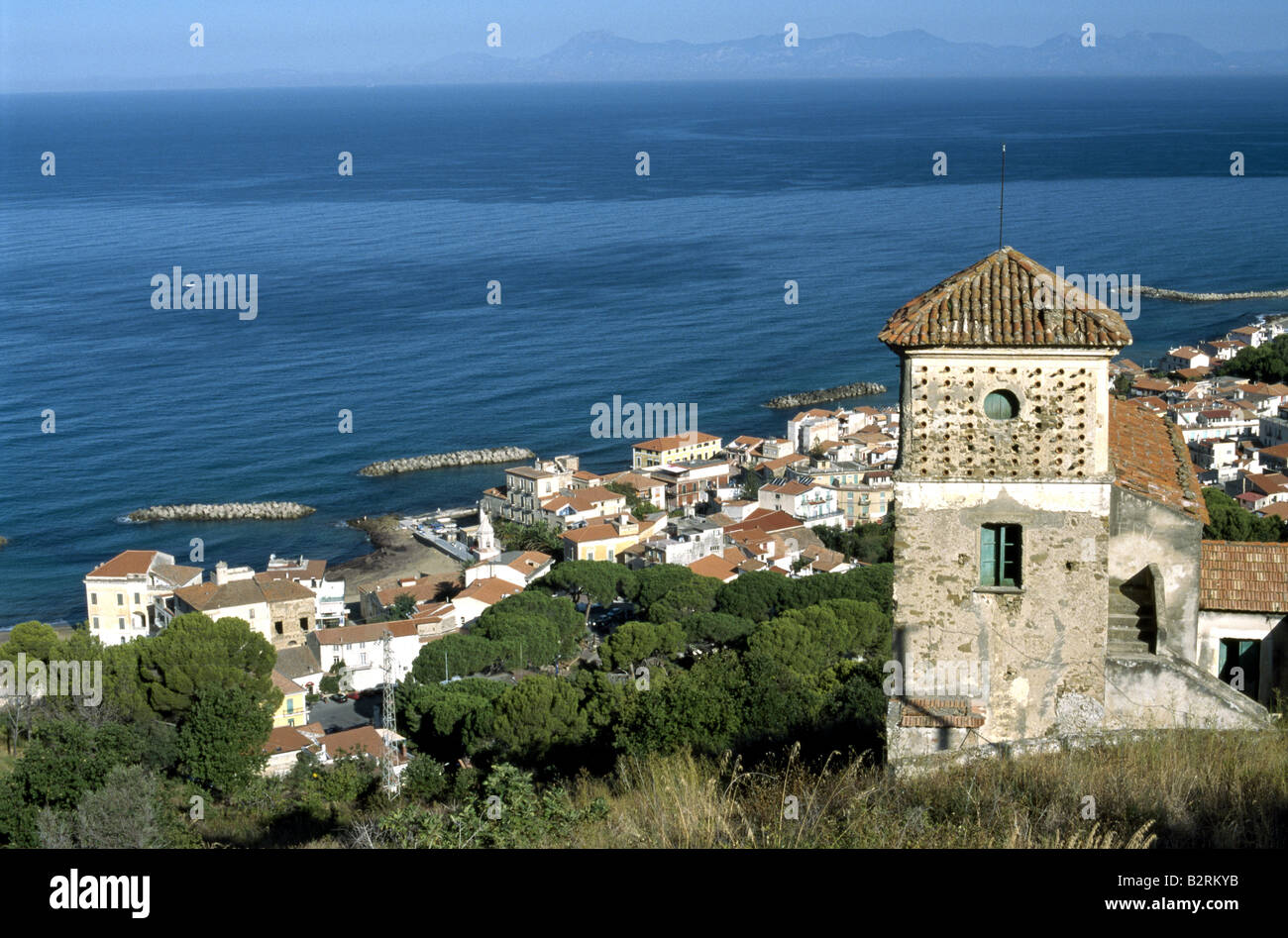 Santa Maria di Castellabate, Cilento, Salerno, Campania, Italy Stock ...
