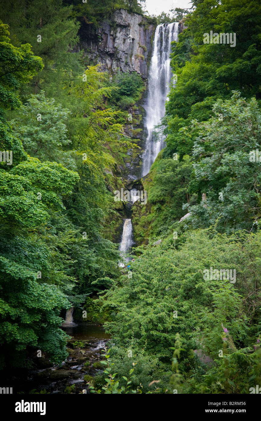 Llanrhaeadr waterfall hi-res stock photography and images - Alamy