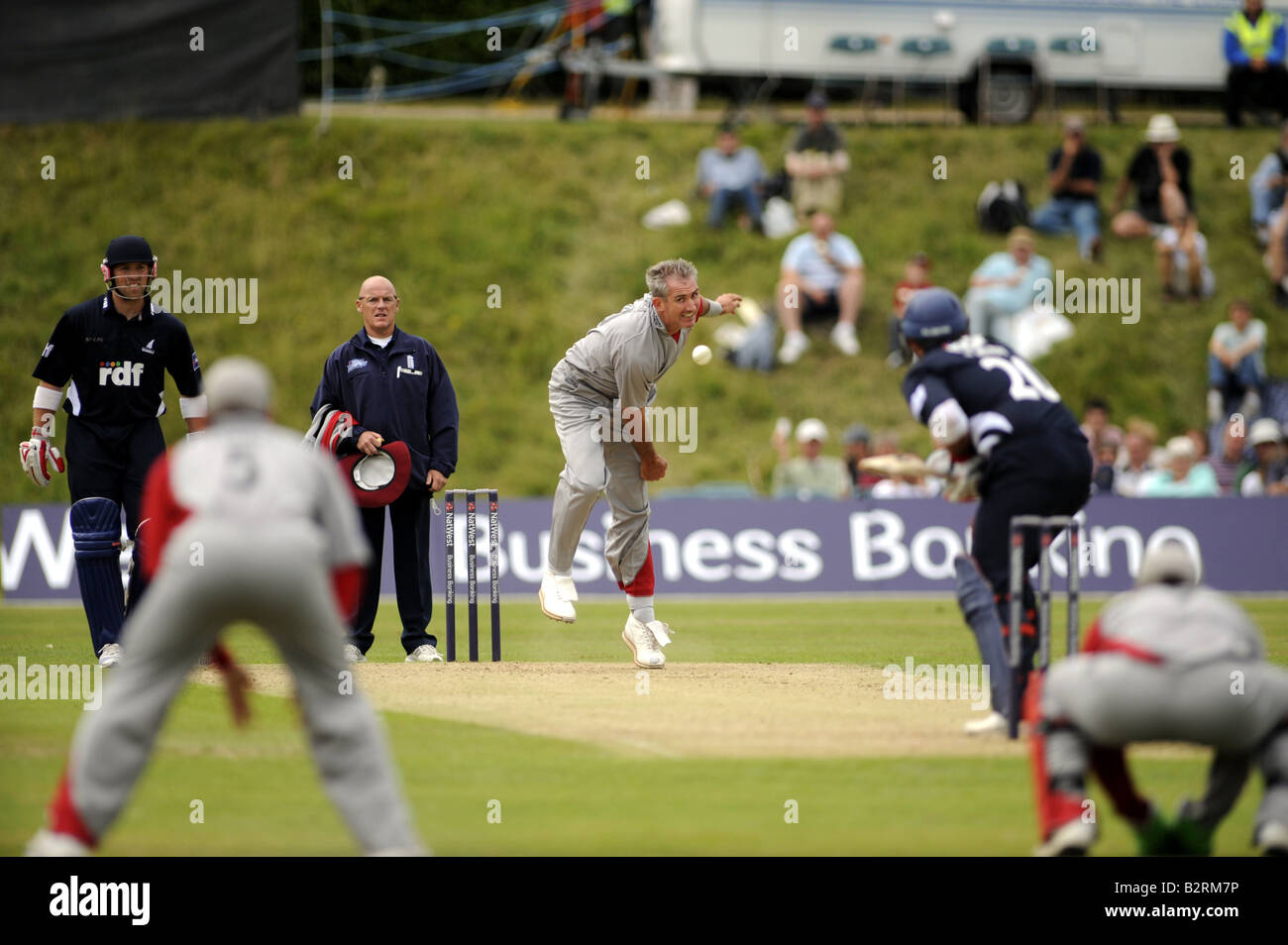 Action sport cricket andrew caddick hi-res stock photography and images ...