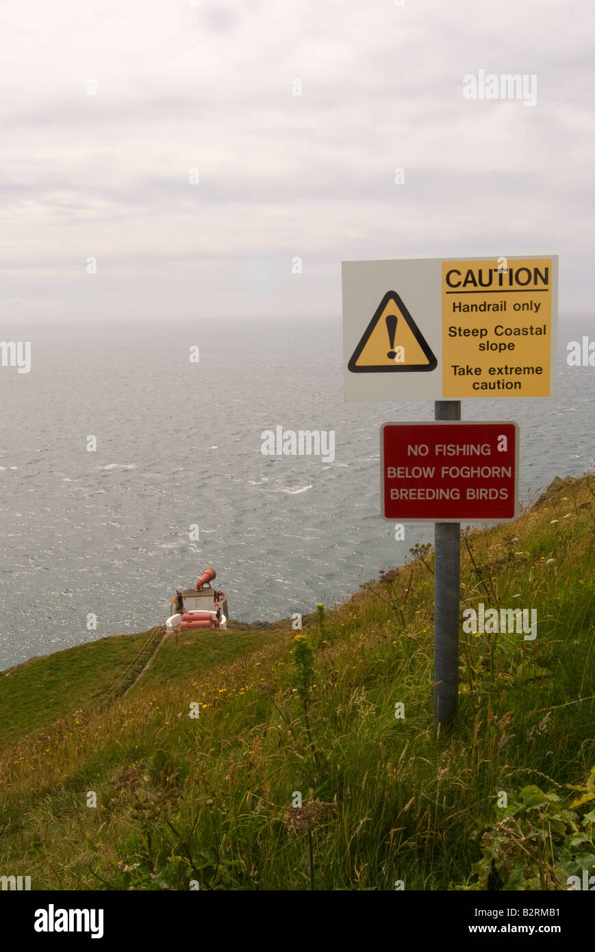 Danger slippery slope sign hi-res stock photography and images - Alamy