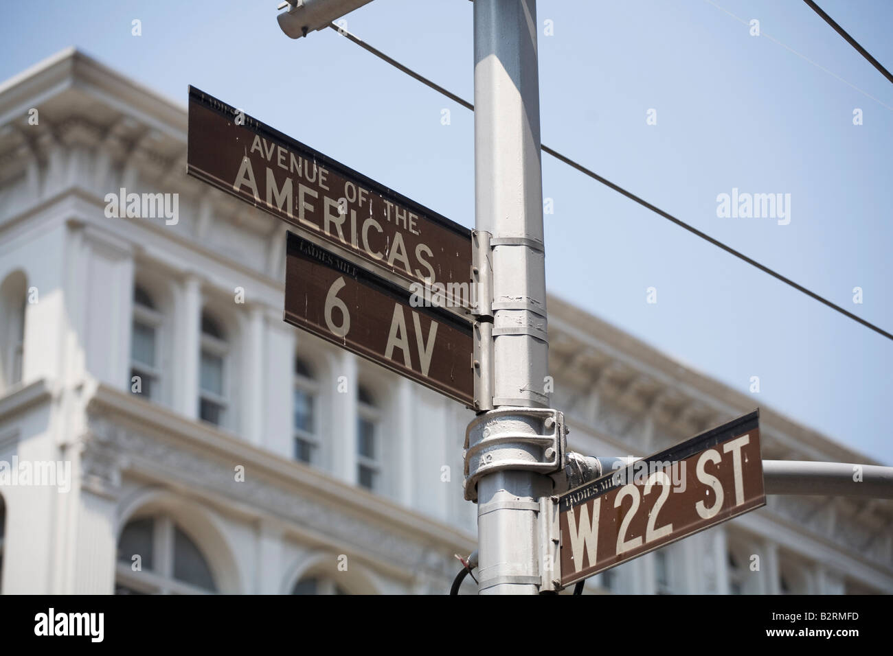 Street signs in New York City Stock Photo - Alamy