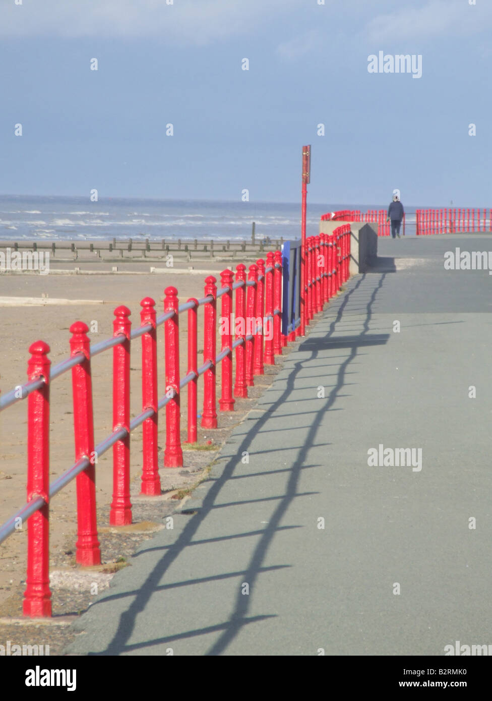 Person on beach in rhyl hi-res stock photography and images - Alamy