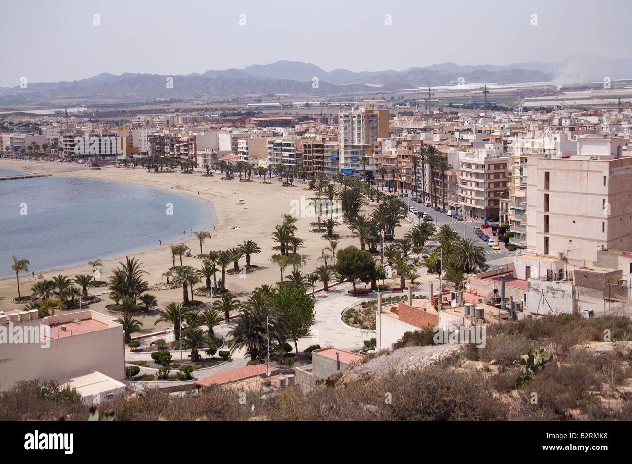 Puerto de Mazarron beach Stock Photo - Alamy