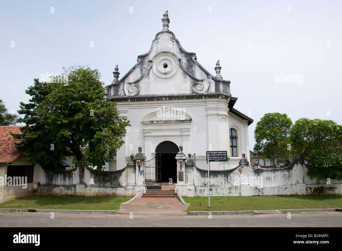 Groot Kerk, Dutch Reformed Church, Galle fort, Sri Lanka Stock Photo ...