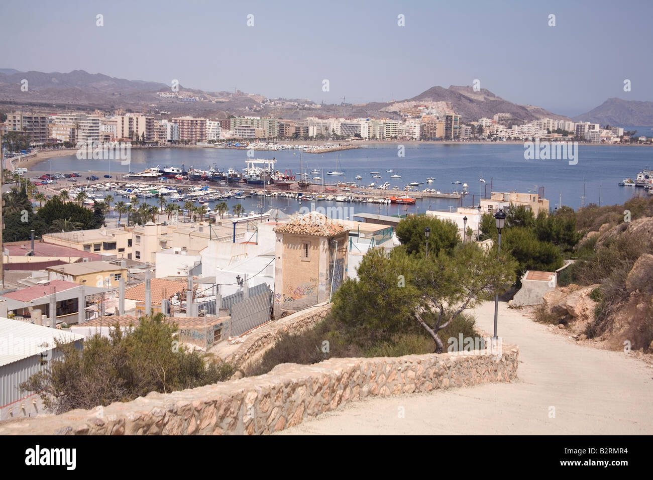 Puerto de Mazarron beach Stock Photo - Alamy