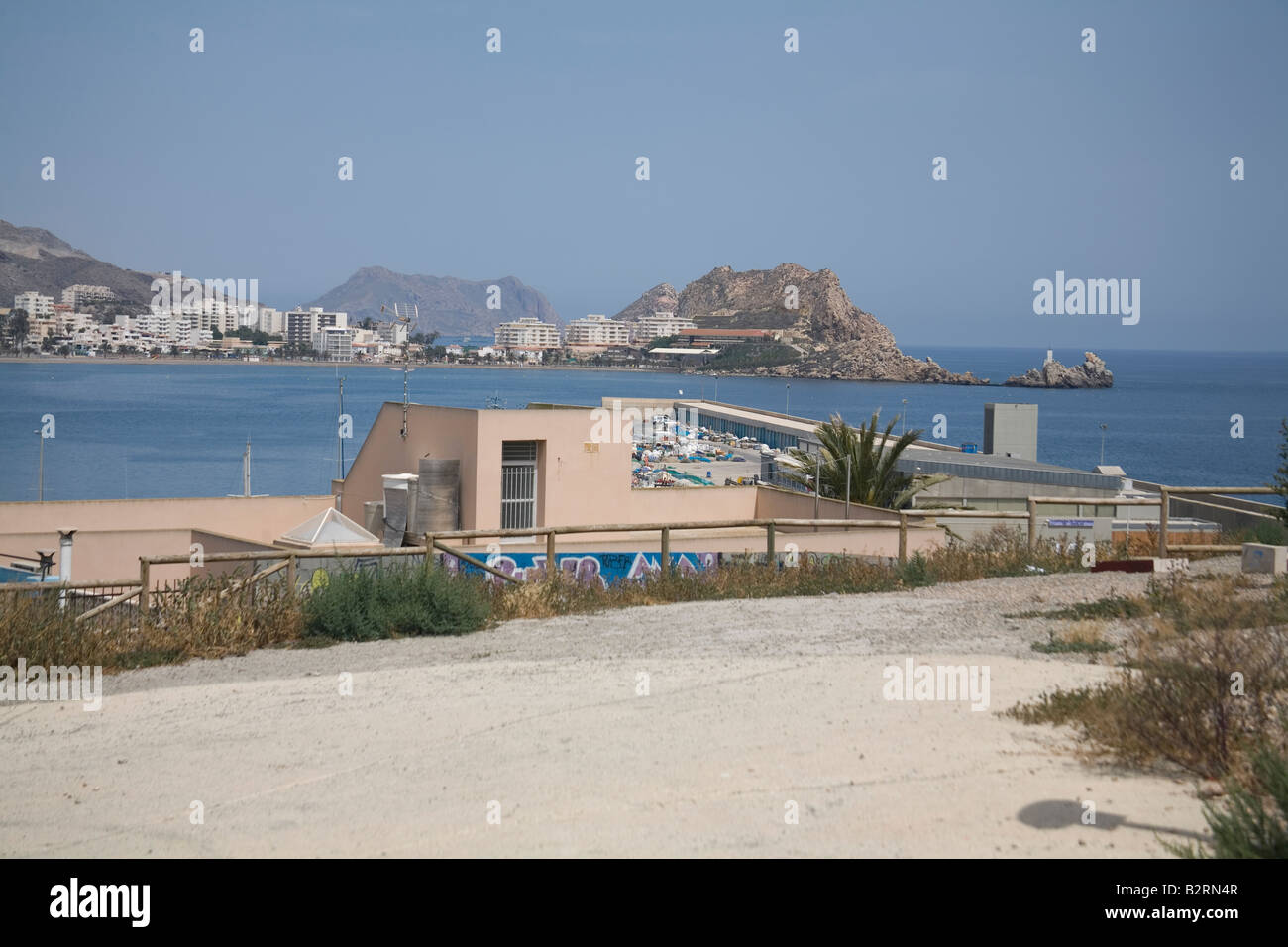 Puerto de Mazarron beach Stock Photo - Alamy