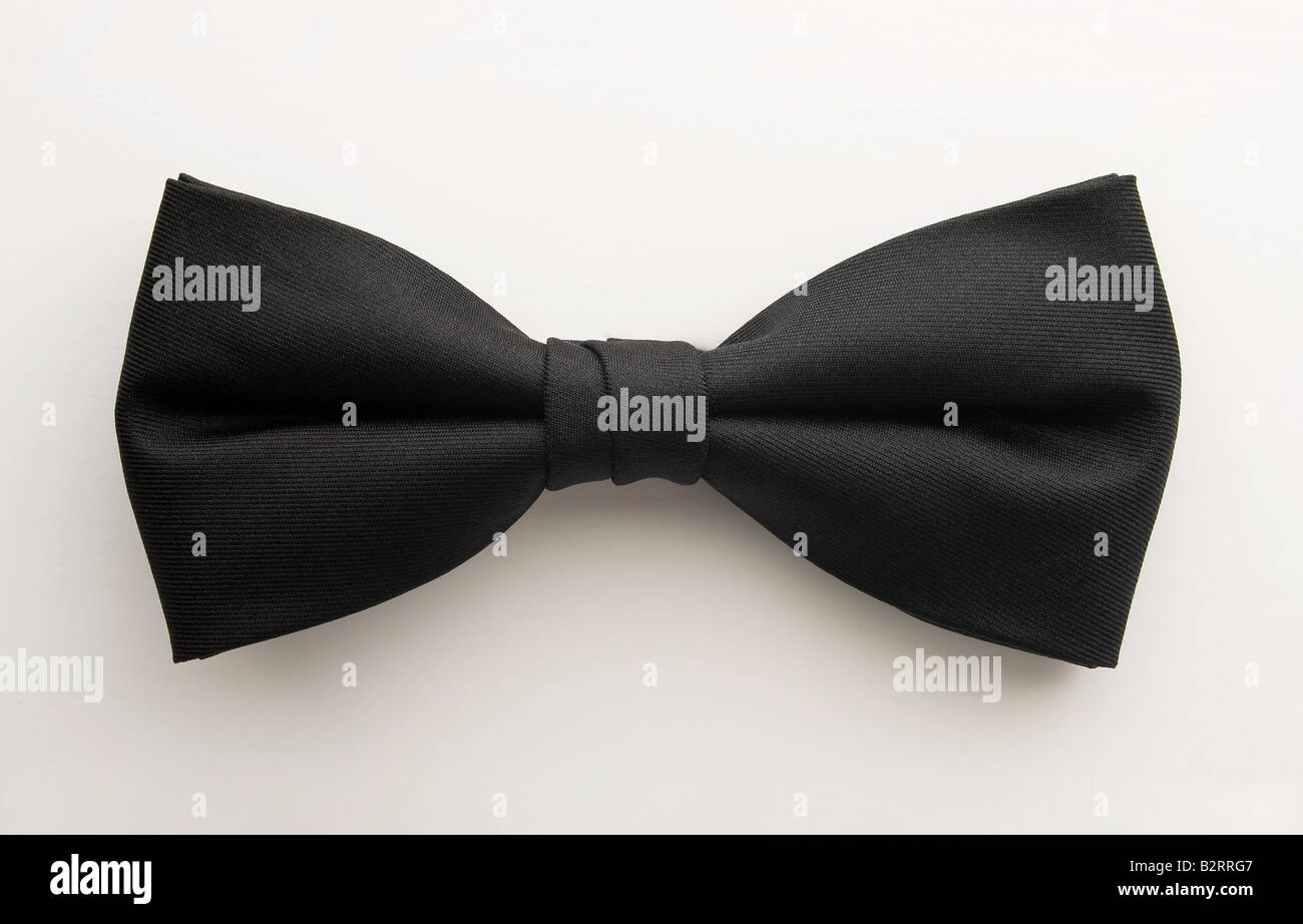 black bow tie Stock Photo - Alamy