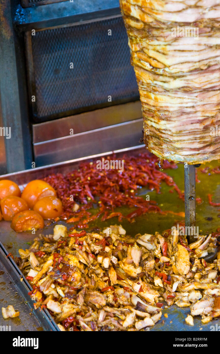 Chicken Shawarma in Aleppo Syria Stock Photo - Alamy