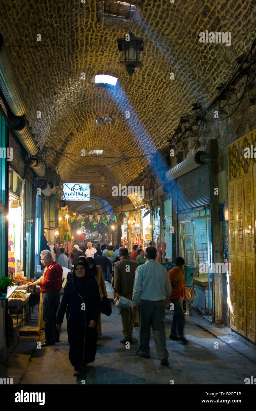 The Souk in the Old City in Aleppo Syria Stock Photo - Alamy
