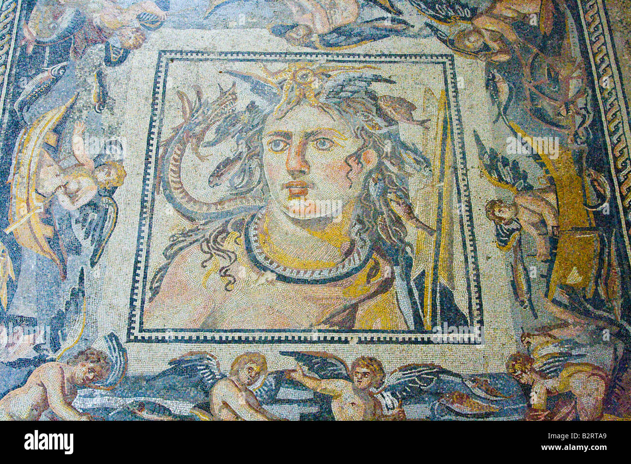 Shahba tile mosaic syria hi-res stock photography and images - Alamy