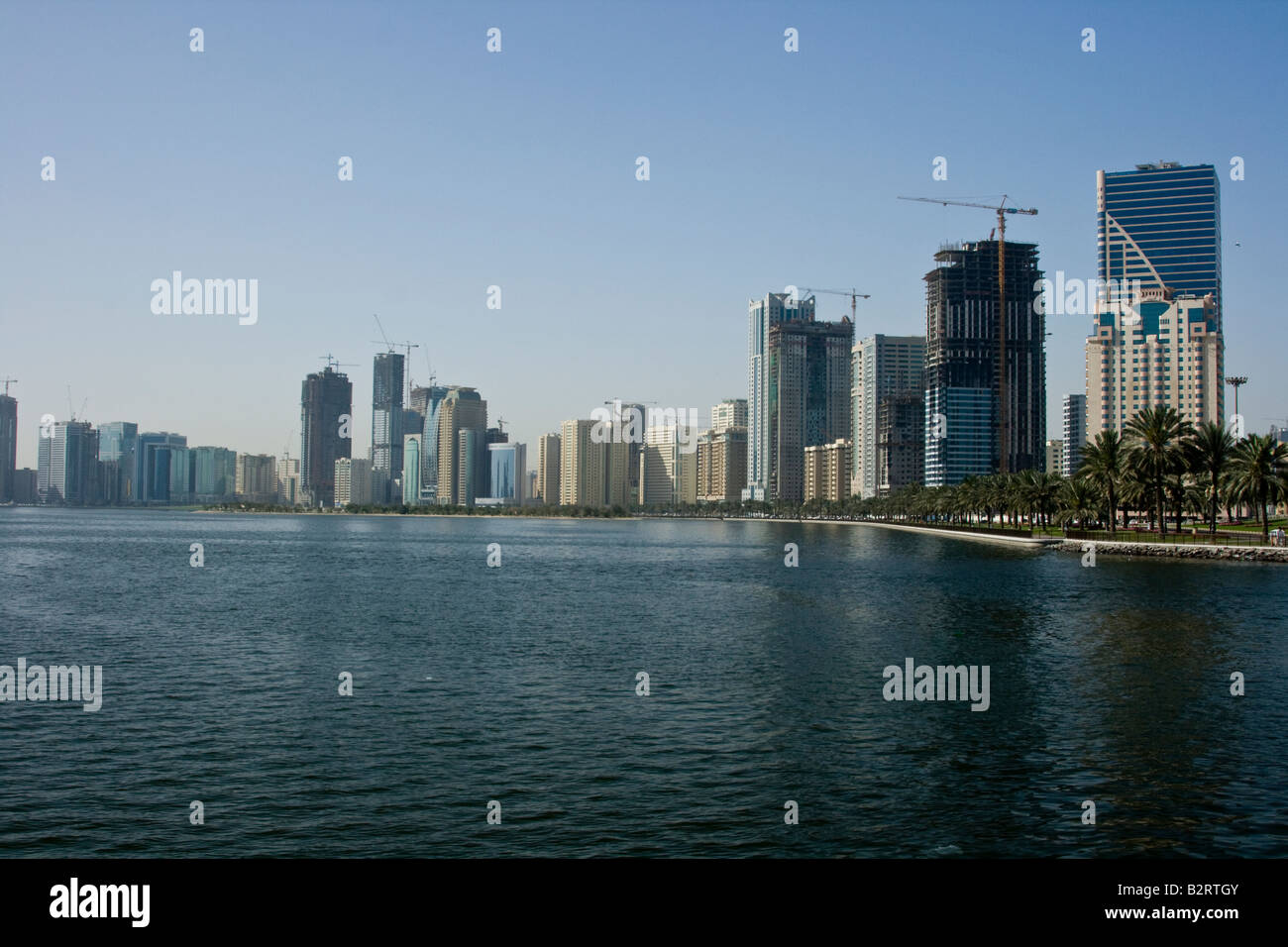 New Building Construction in Sharjah UAE Stock Photo - Alamy