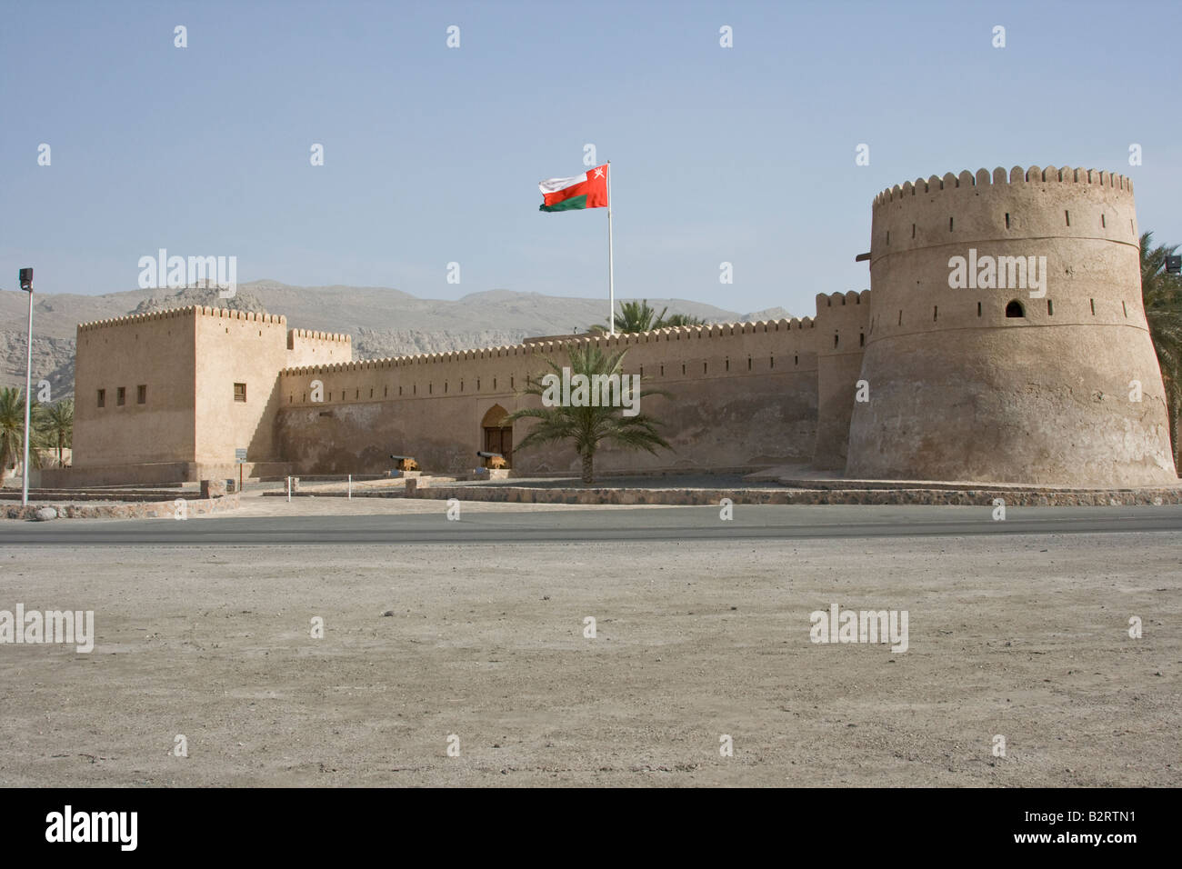 Khasab Castle in Khasab on the Musandam Peninsula in Oman Stock Photo ...