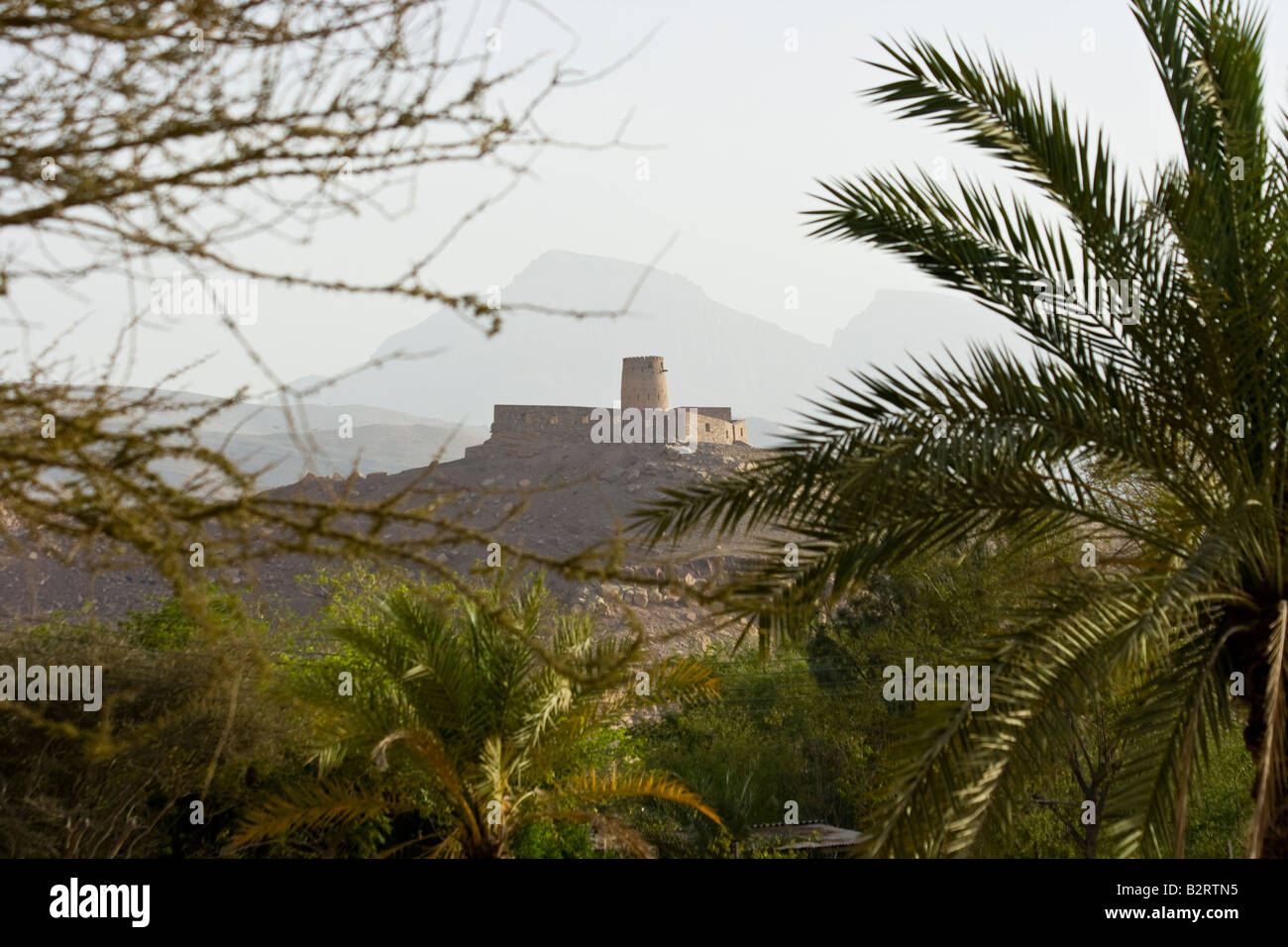 Bukha Fort on the Musandam Peninsula in Oman Stock Photo - Alamy
