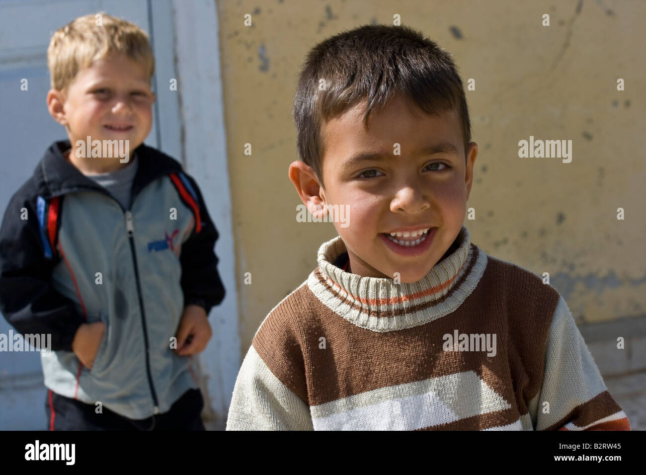 Syrian Boys in Apamea Syria Stock Photo - Alamy