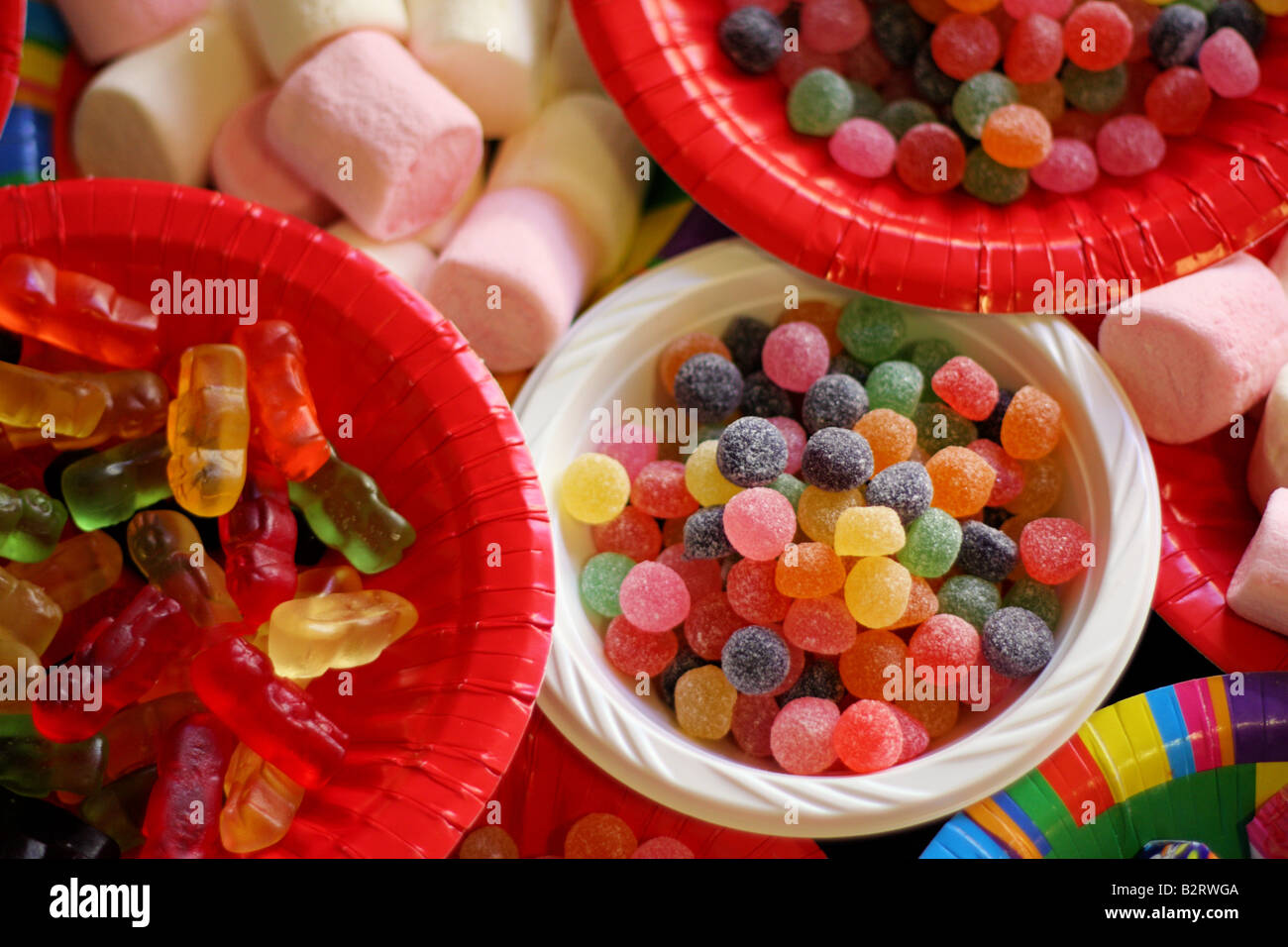 Chewy fruit flavoured sweets rowntrees round hi-res stock photography ...
