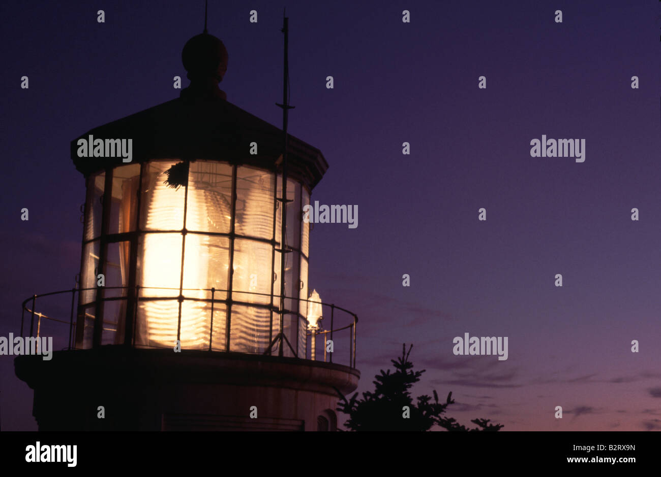 Heceta Head Lighthouse Oregon Coast USA Newport Stock Photo - Alamy