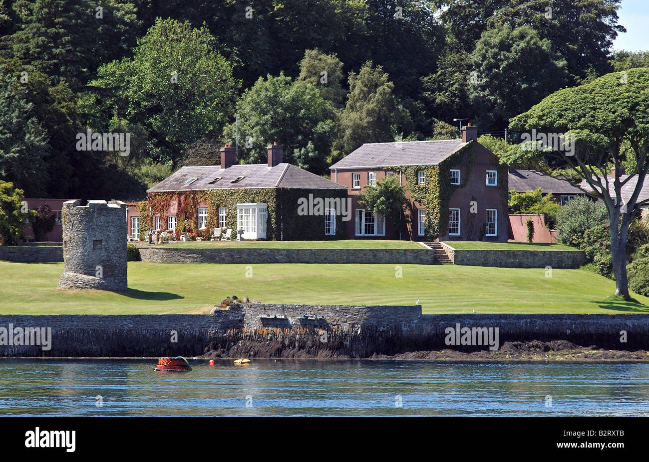 Castle Ward House Strangford Strangford Lough Northern Ireland Stock ...