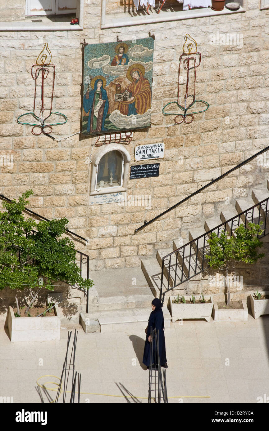 Saint Tekla Convent in Maalula Syria Stock Photo - Alamy