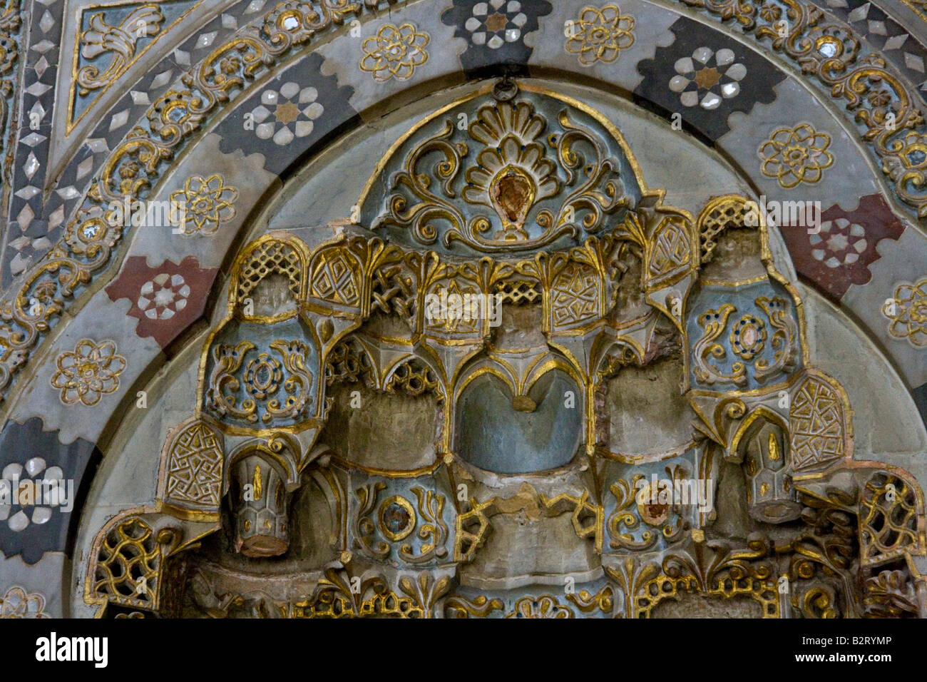 Interior Detail at Bait Quwatli an Old House in the Old City in ...