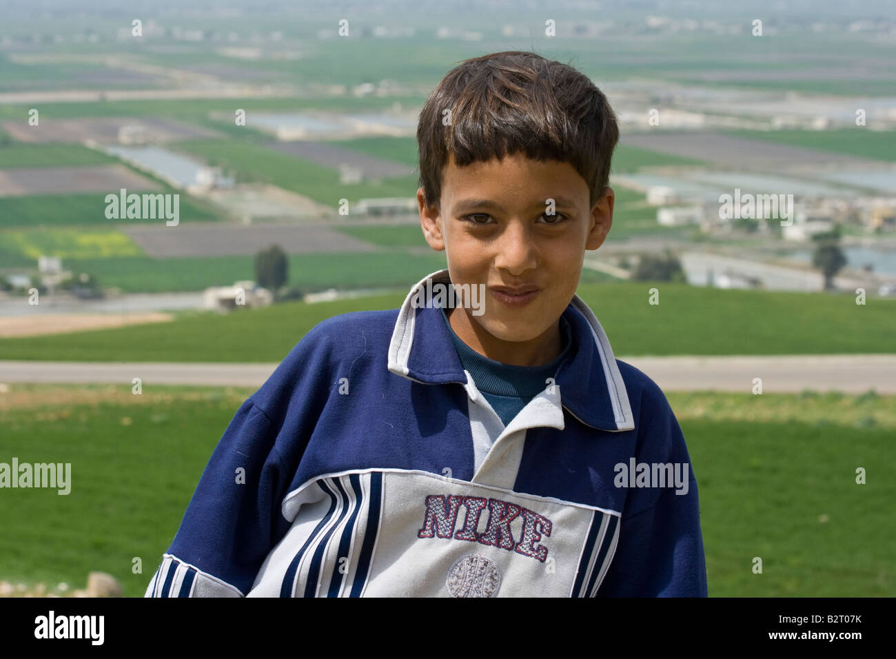 Syrian Boy at the Ruins of Apamea in Syria Stock Photo - Alamy