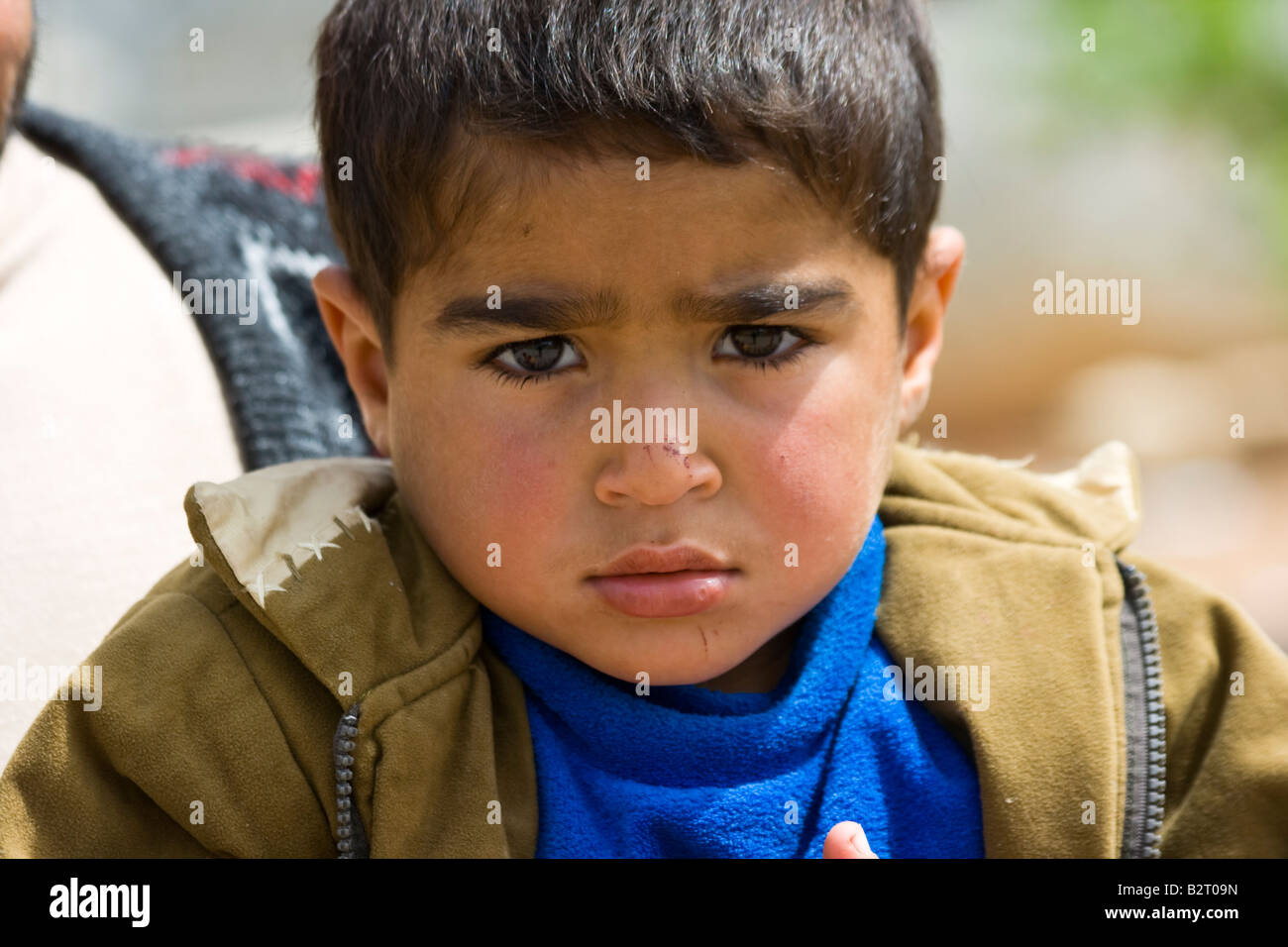 Young Syrian Boy in Apamea Syria Stock Photo - Alamy