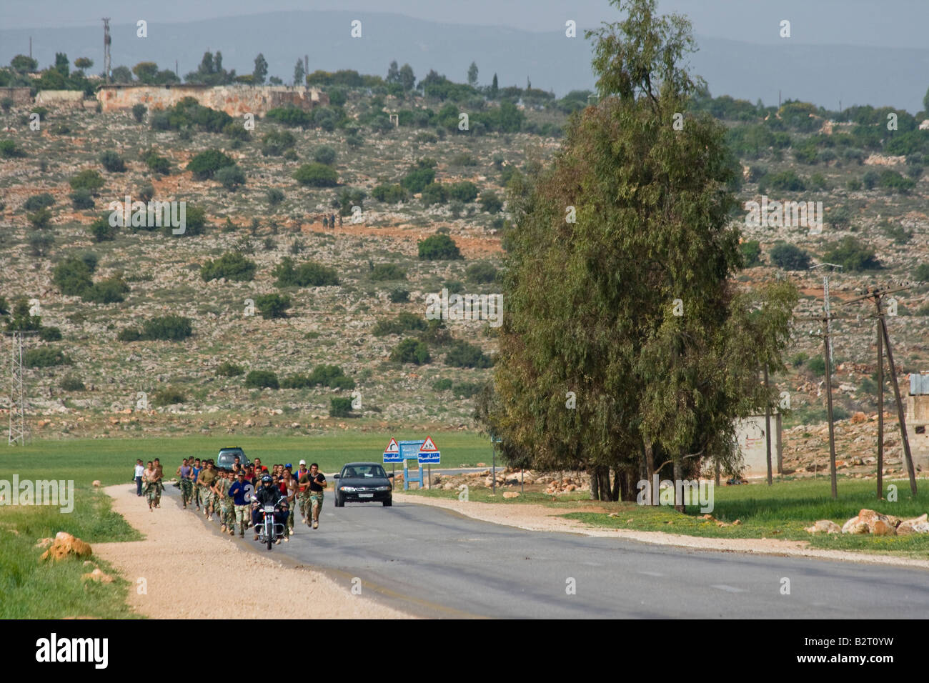 Soldiers Training in the Syrian Countryside Stock Photo - Alamy