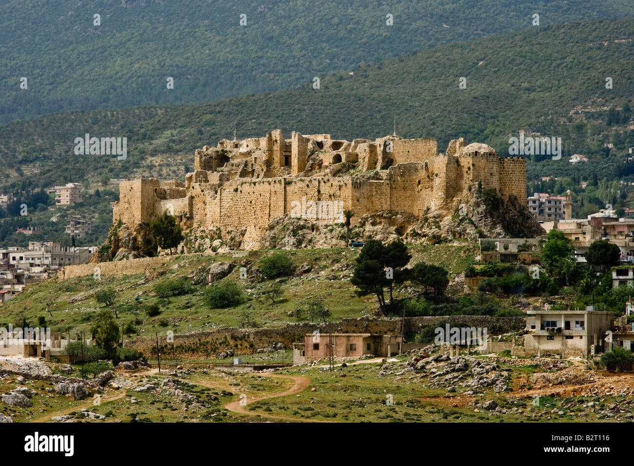 Qalaat Misyaf One of the Assassin Castles in Syria Stock Photo - Alamy