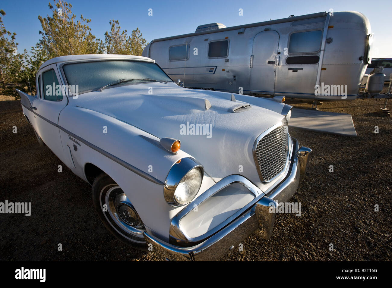 Studebaker Silverhawk 1957 at the Sky Gypsy Complex, Rodeo New Mexico ...