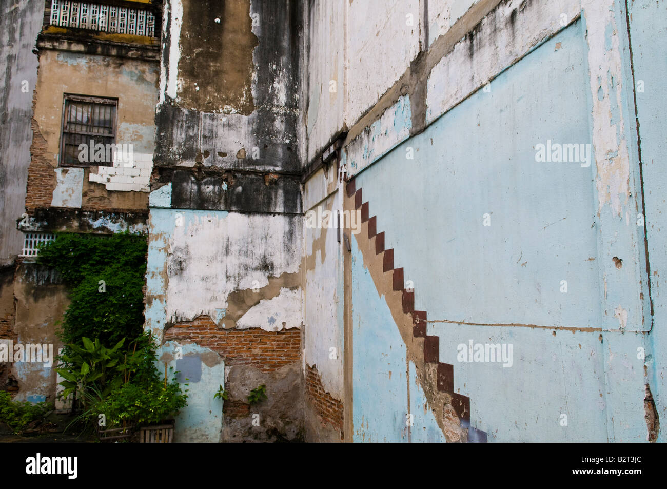 Urban textures of decay and dirt buildings from bangkok, Thailand, SE ...