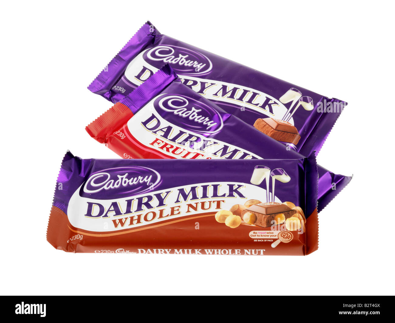 Cadburys Chocolate Bars Stock Photo - Alamy