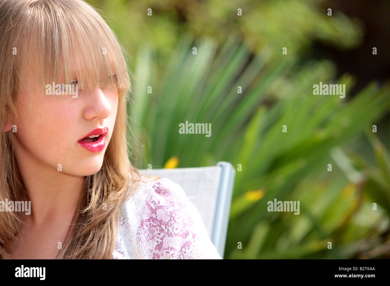 Shocked Teenage Girl Model Released Stock Photo - Alamy